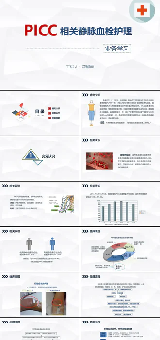 医院PICC静脉血栓护理PPT-免费下载-PPTer吧