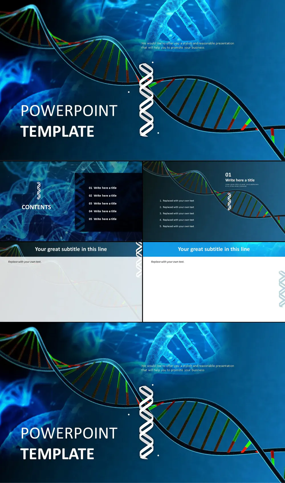 基因DNA-PPT模板免费下载-免费下载-PPTer吧