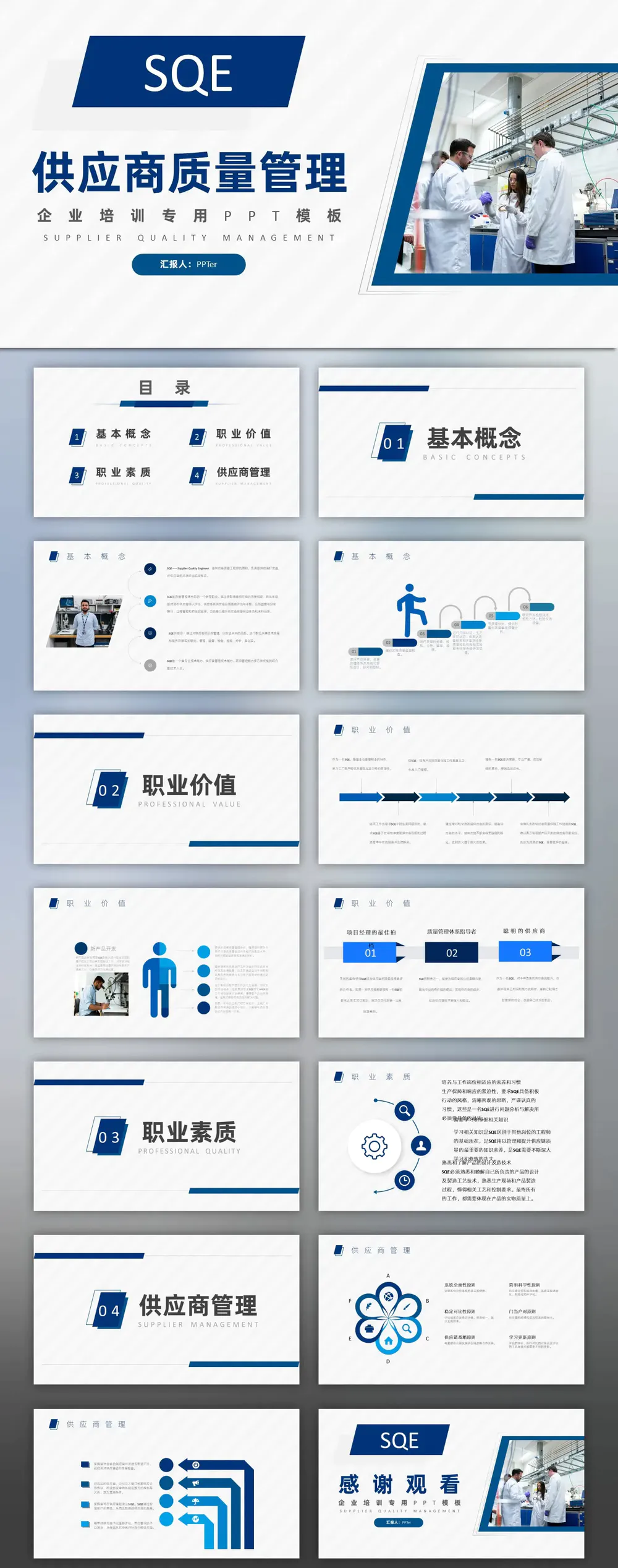 供应商SQE质量管理PPT课件模板-会员免费下载-PPTer吧